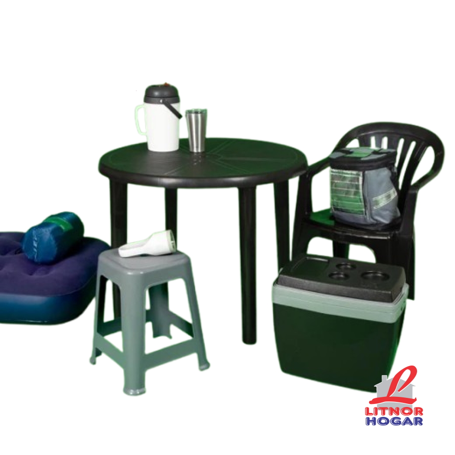 Mesa Redonda Mor Negra 90 | Litnor Hogar - Salto, Uruguay